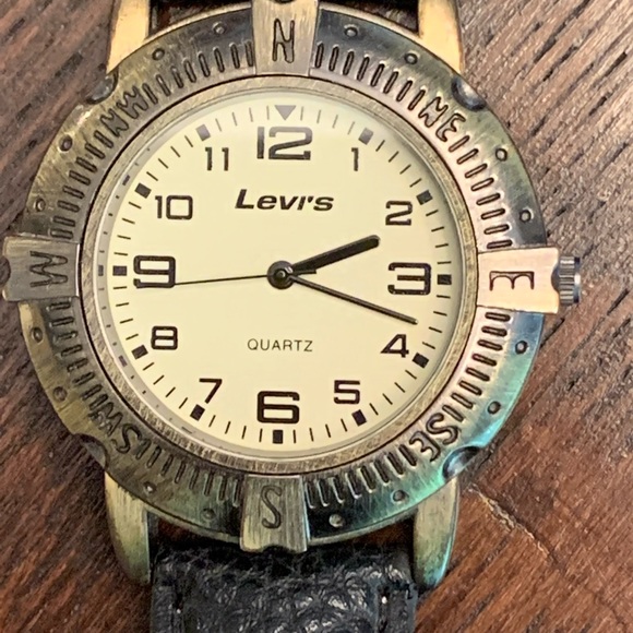 Levi's | Accessories | Levis Bronze Brown Compass Bezel Watch | Poshmark